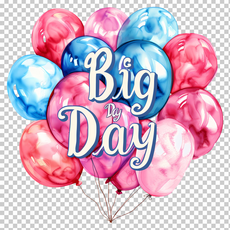 Big Day - Big Day Celebration Balloons PNG, Clipart, Big Day, Big Day ...