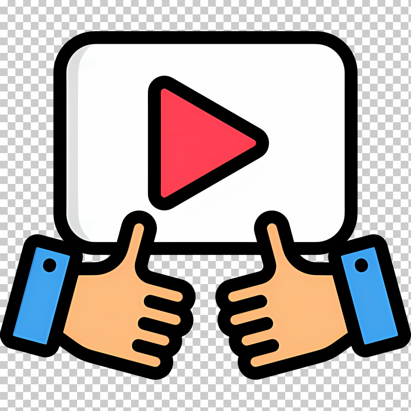 Youtube Like - Play Button With Thumbs Up Icon PNG, Clipart, Approval ...