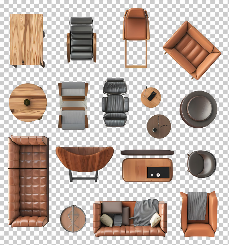 Furniture Top View - Luxury Leather Furniture Collection PNG, Clipart ...