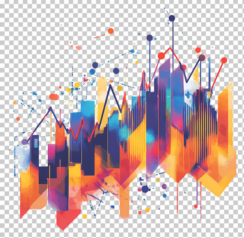 Stock Market - Abstract Data Visualization In Vibrant Colors PNG ... Stock Market - Abstract Data Visualization In Vibrant Colors PNG ...