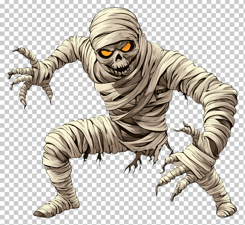 Mummy - Cartoon Mummy With Bandages PNG, Clipart, Bandages, Cartoon ...