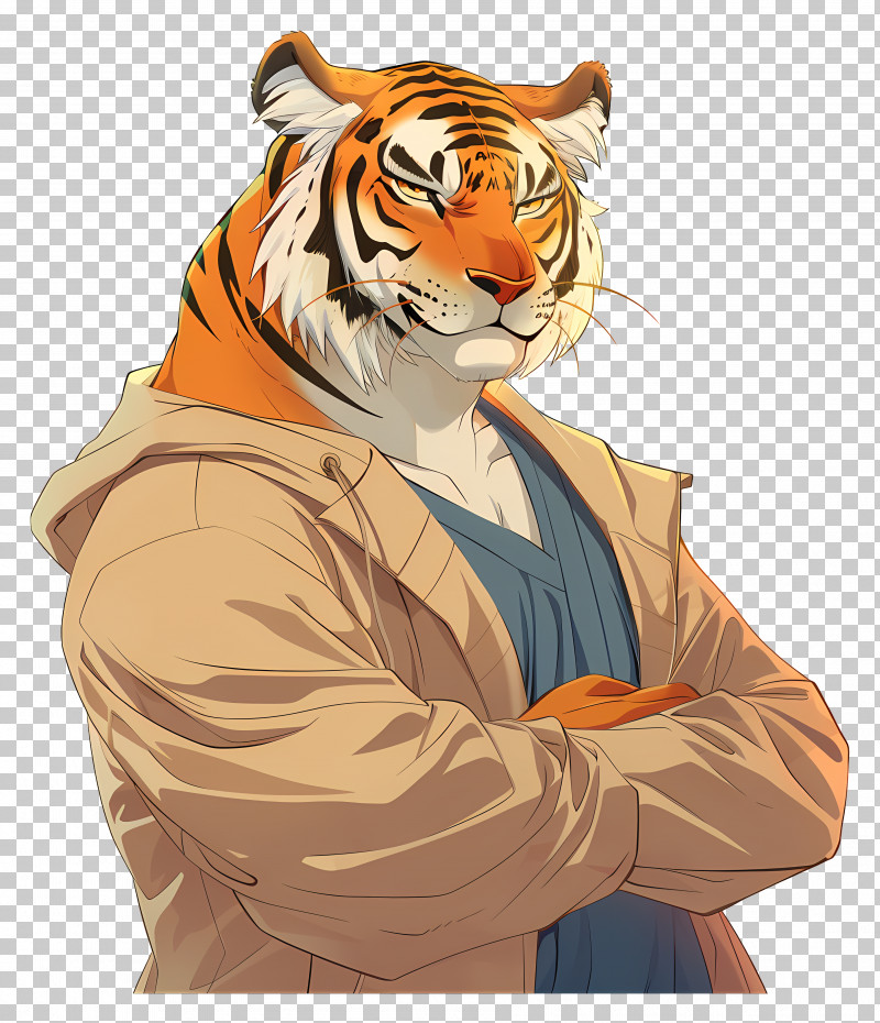 Tiger - Anthropomorphic Tiger In Jacket PNG, Clipart, Anthropomorphic ...