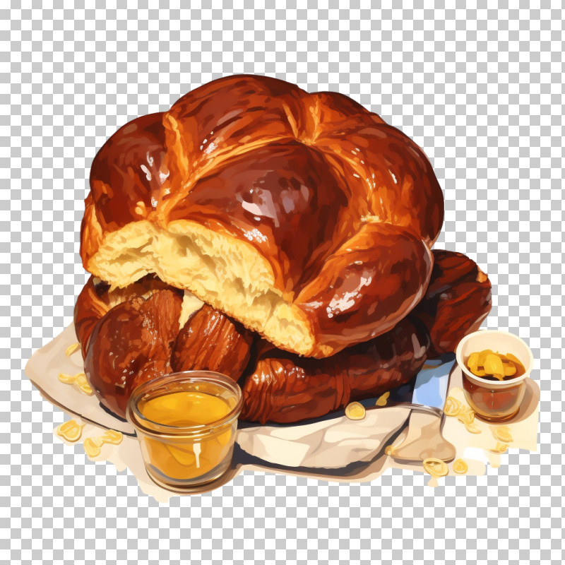 Challah Bread - Sweet Bread With Honey PNG, Clipart, Baked, Bread ...