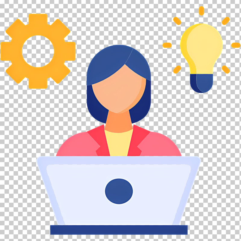 Developer Icon Coder With Gear And Idea Png Clipart Coder Computer Developer Developer