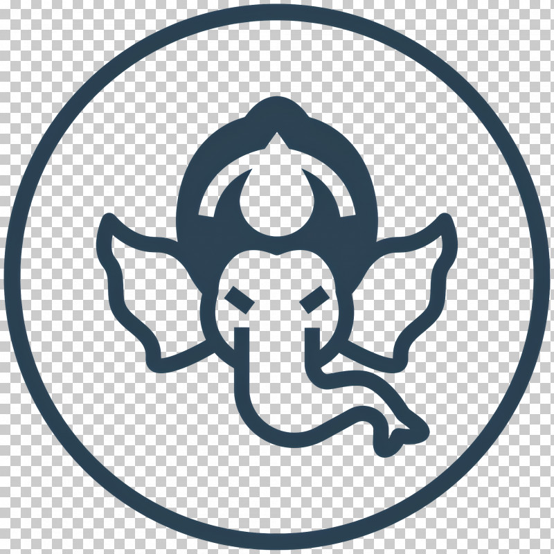 Ganesh Chaturthi - Ganesha Symbol In Circle PNG, Clipart, Deity ...