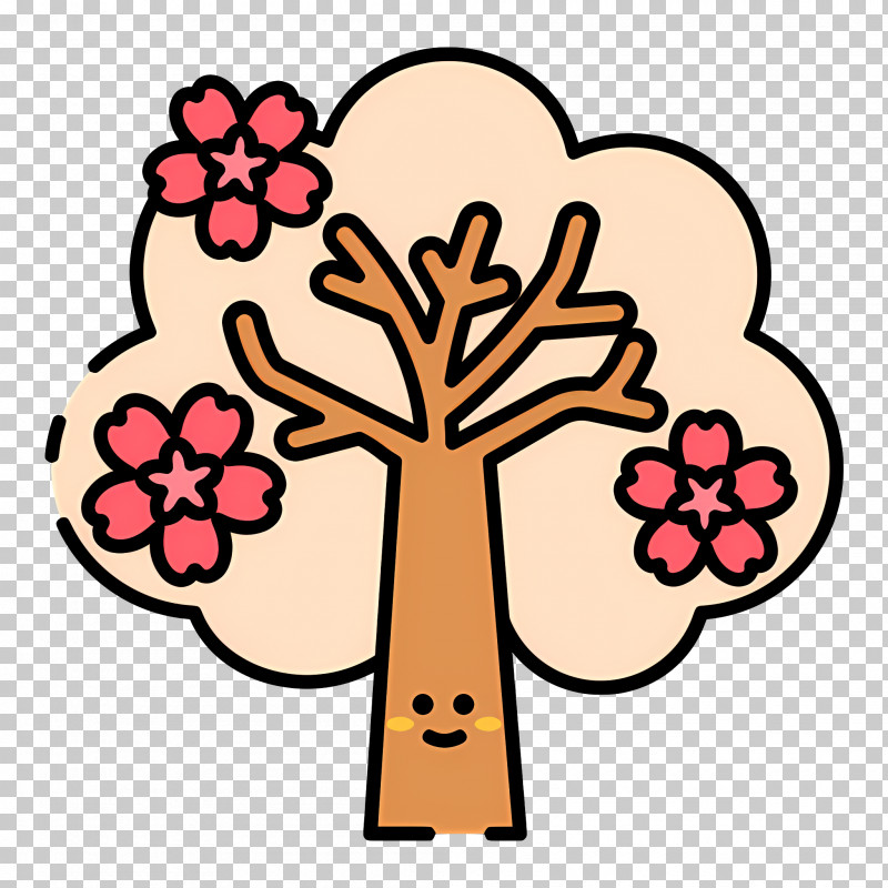 Flower Tree - Cute Cherry Blossom Tree PNG, Clipart, Blossom, Botany ...
