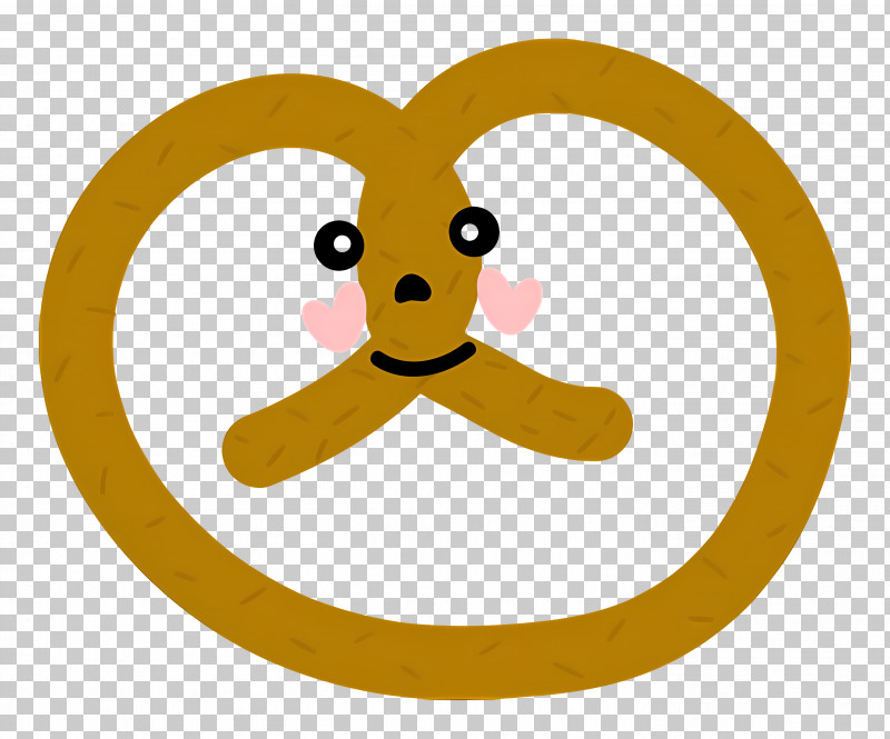 Pretzel Day - Smiling Pretzel Cartoon PNG, Clipart, Cartoon, Cute, Face ...