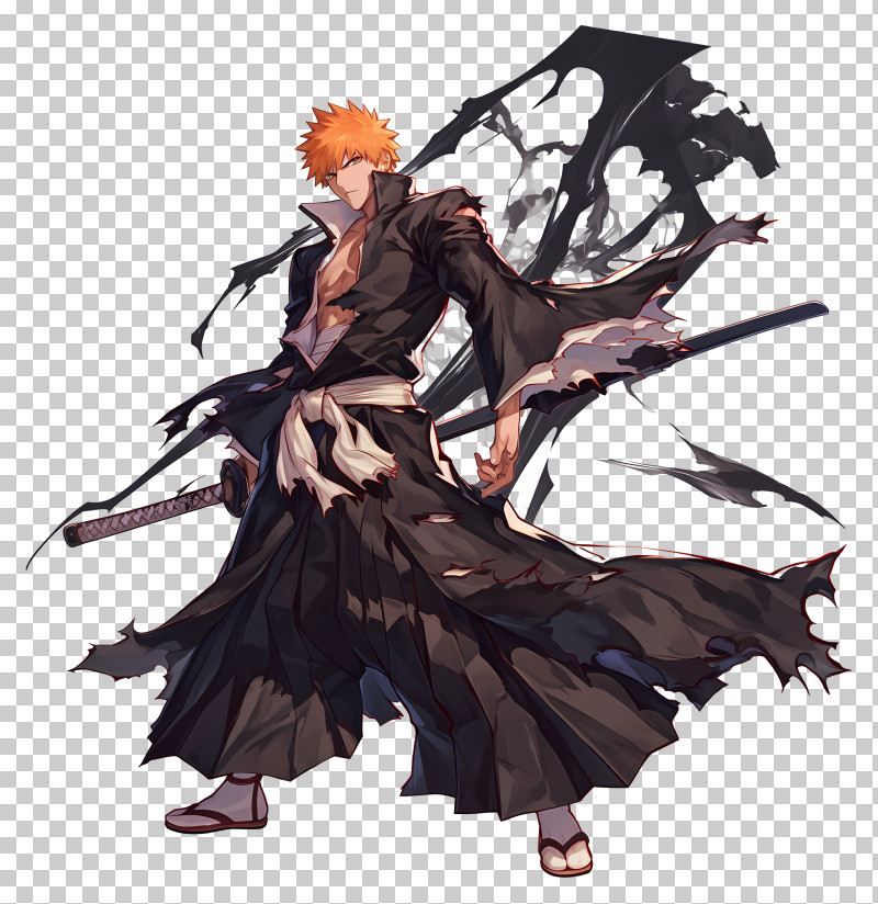 Ichigo - Anime Warrior With Sword PNG, Clipart, Anime, Anime Warrior ...