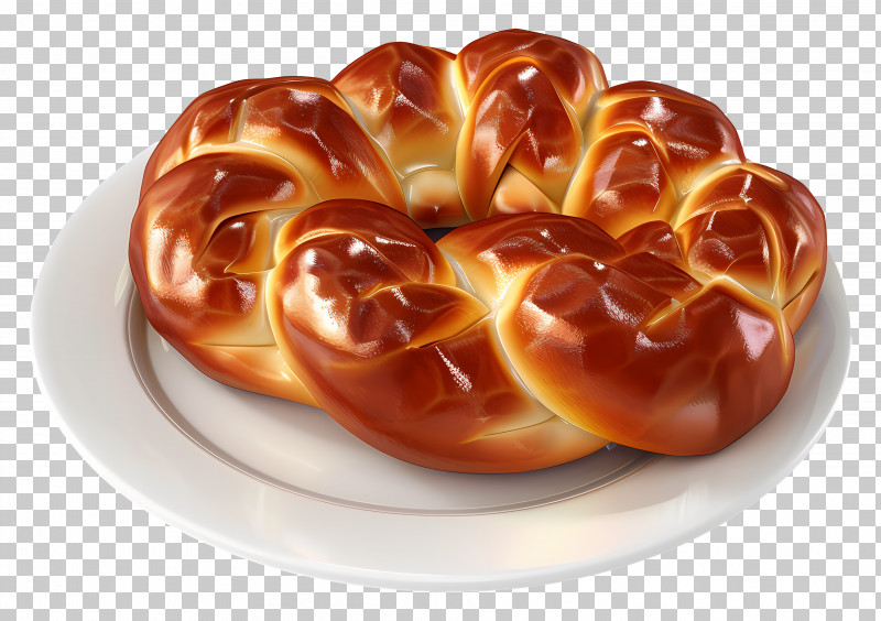 Challah Bread - Braided Bread On Plate PNG, Clipart, Baked, Bakery ...