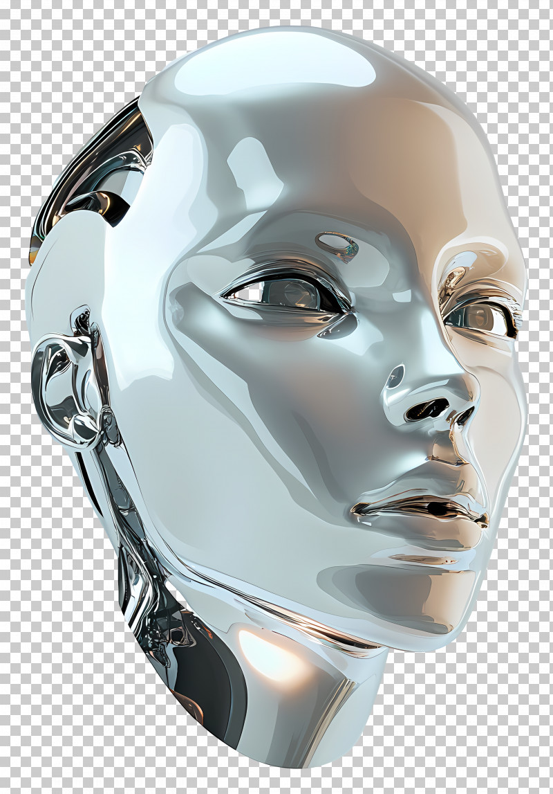 Robot Head - Metallic Robot Head PNG, Clipart, Ai, Design, Face ...