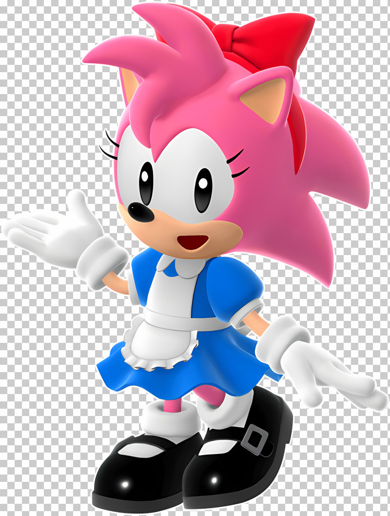 Sonic X Shadow Generations - Pink Cartoon Character In Dress PNG ...