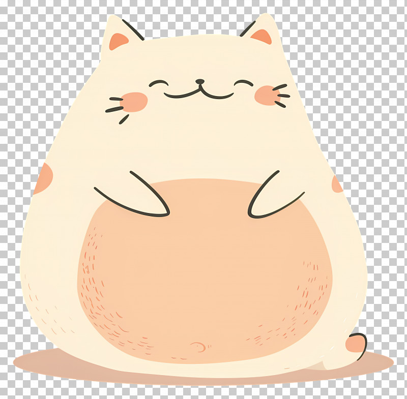 Cute Cat - Cute Cream Cat With Blush PNG, Clipart, Adorable, Cream Cat ...