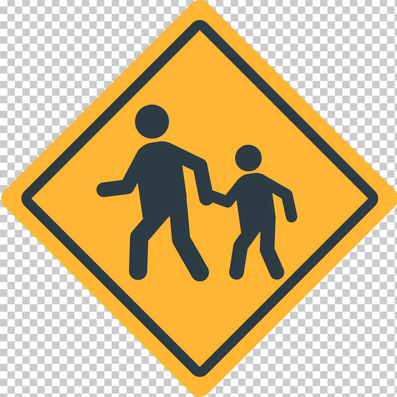 Children Crossing Emoji - Pedestrian Crossing Sign PNG, Clipart ...