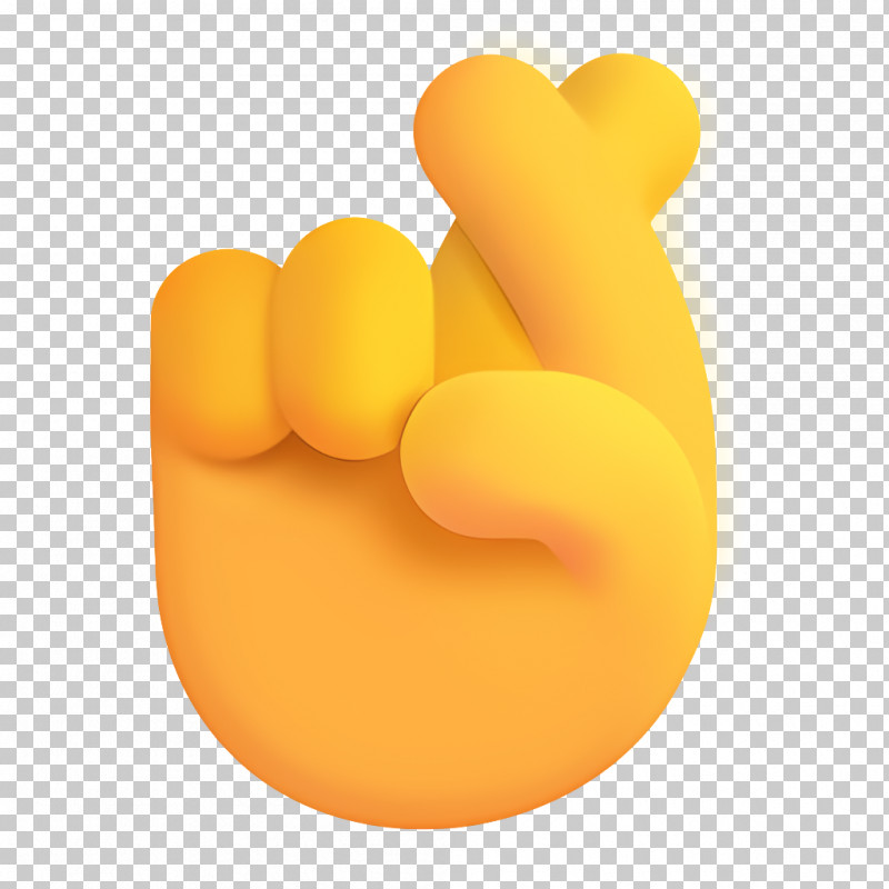 Crossed Fingers Emoji - Yellow Hand With Crossed Fingers PNG, Clipart ...