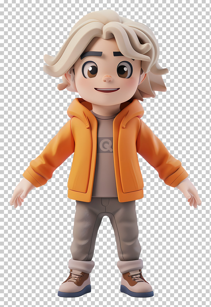 Xqc - Casual Cartoon Boy In Orange Jacket PNG, Clipart, Adventure ...