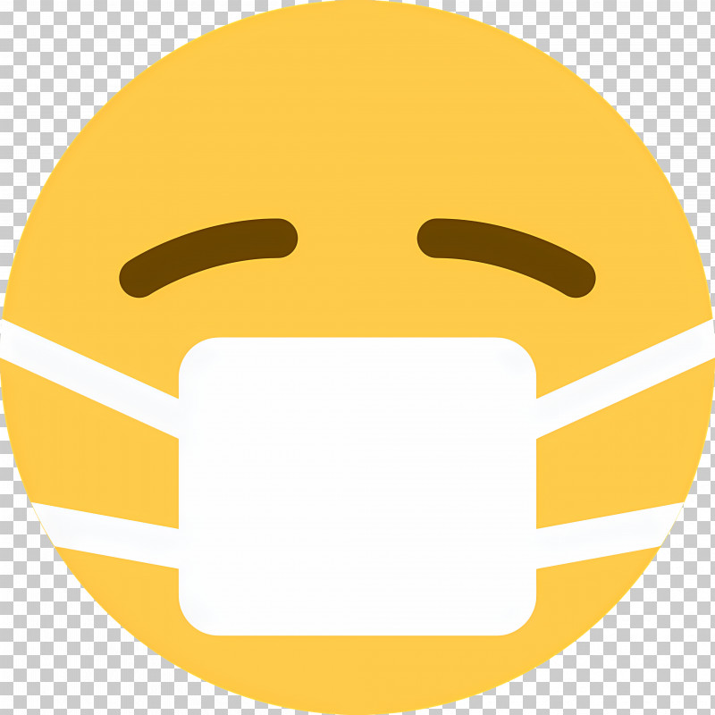 Face With Medical Mask Emoji - Masked Emoji Face PNG, Clipart ...