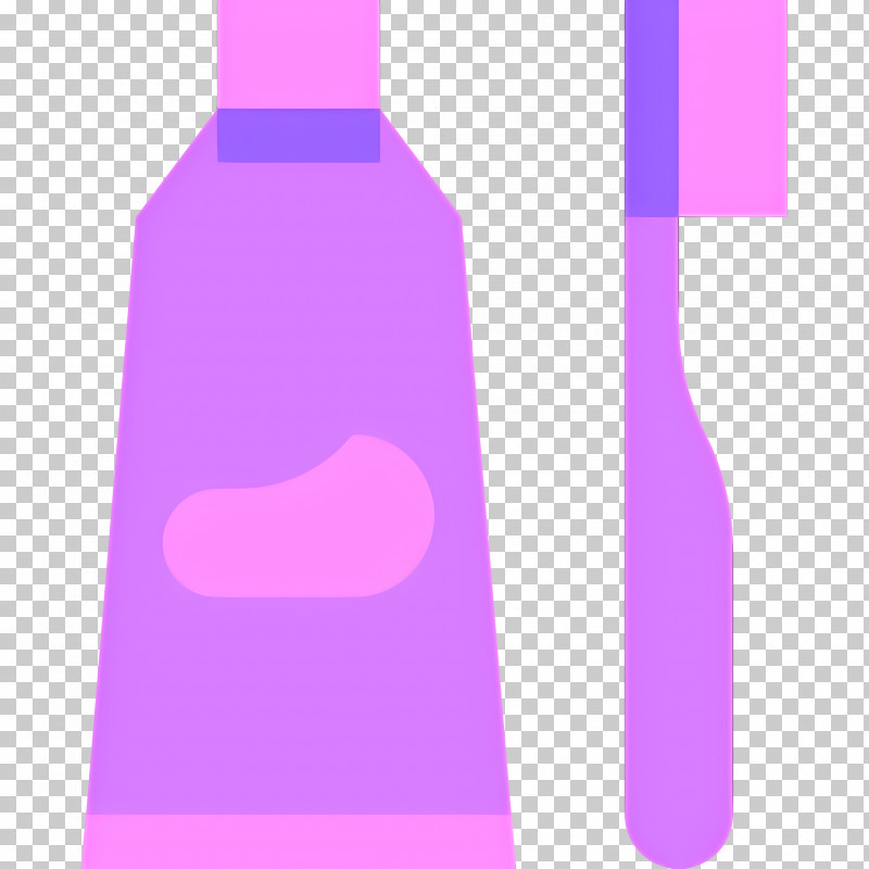 Toothbrush Toothpaste - Toothbrush And Toothpaste In Purple Style PNG ...