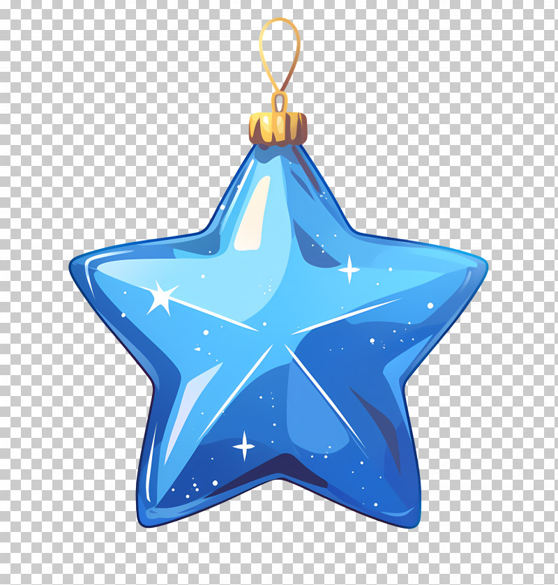 Blue Star - Beautiful Blue Star Ornament Decoration PNG, Clipart, Blue ...