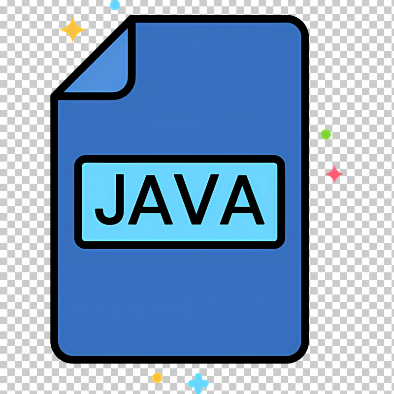 Java Program Stylized Blue Icon For Java Programming Files Png