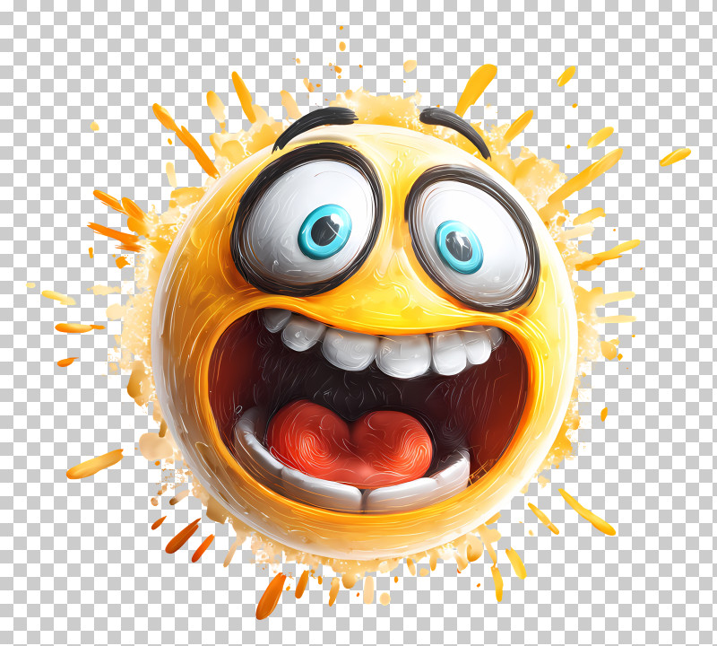 Crazy Emoji - Excited Emoji With Expression PNG, Clipart, Cartoon, Crazy Emoji, Emotion, Excited ...