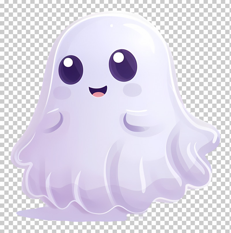 Cartoon Ghost - Bright Smiling Ghost Illustration PNG, Clipart ...