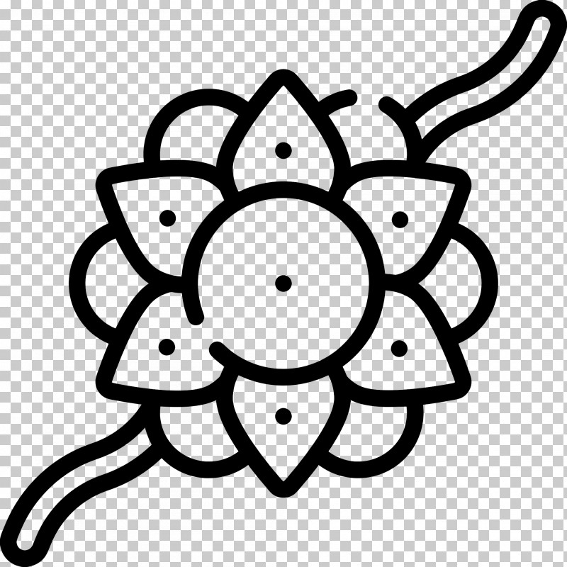 Rakhi - Flower Outline Symbol PNG, Clipart, Art, Black And White ...