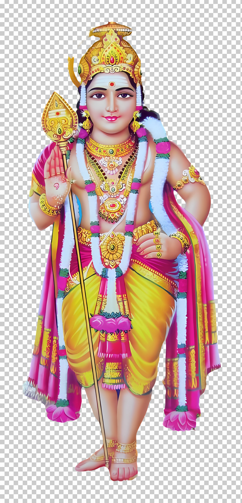 Lord Subramanya - Colorful Hindu Deity Illustration PNG, Clipart ...
