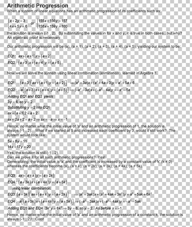 System Of Linear Equations System Of Equations Mathematics PNG Clipart 