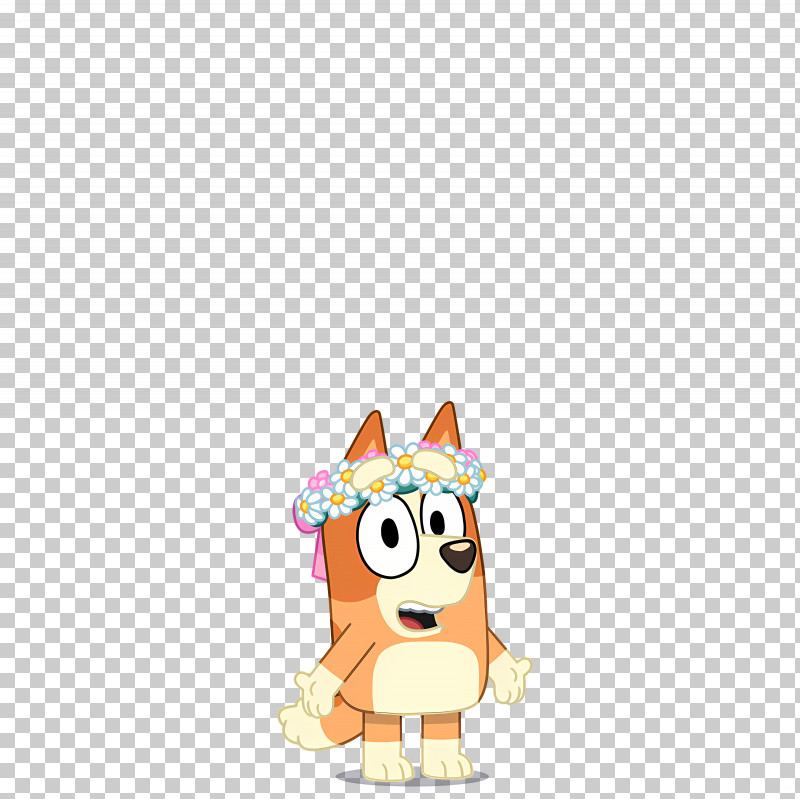 Bluey - Cartoon Dog With Flower Crown PNG, Clipart, Bluey, Cartoon ...