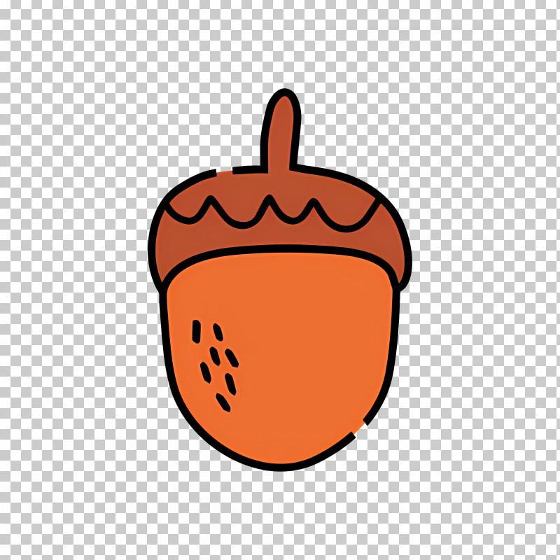 Acorn - Simple Orange Acorn PNG, Clipart, Acorn, Fall, Forest, Nature ...