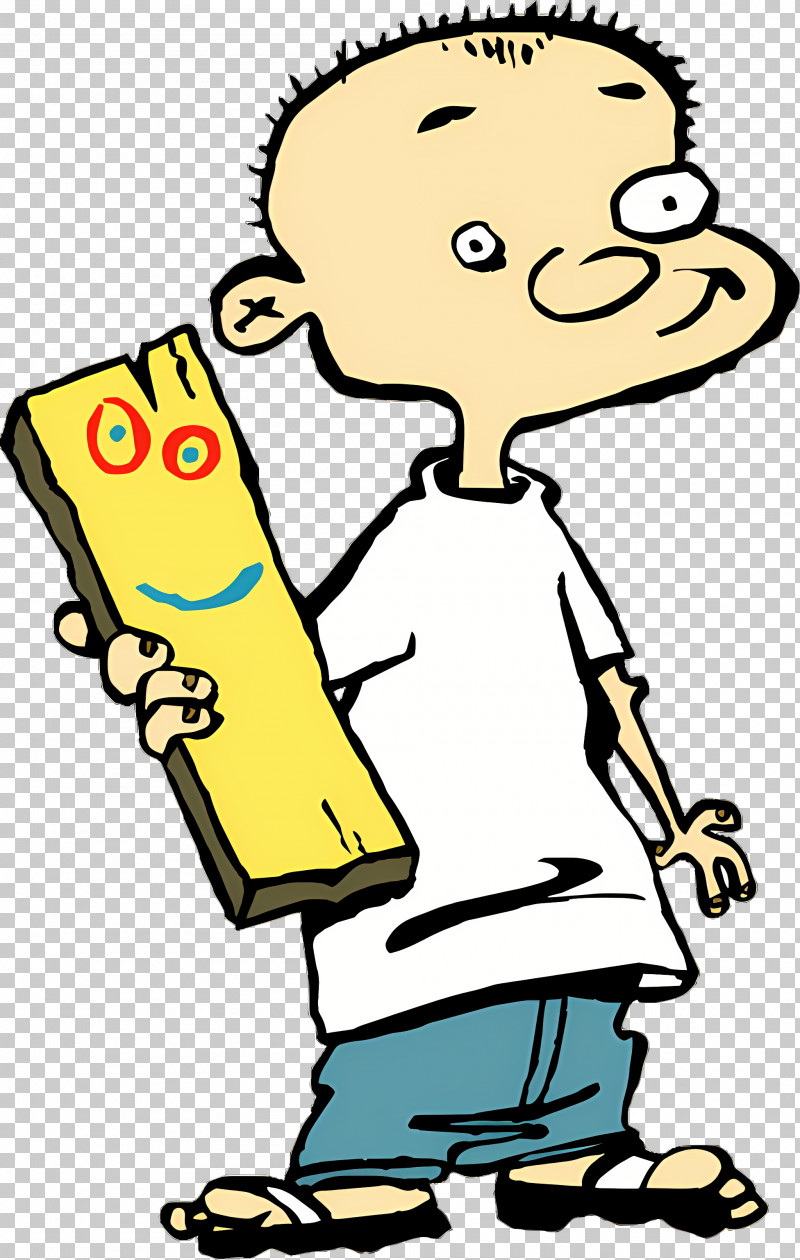 Ed Edd N Eddy - Boy Holding A Smiling Plank PNG, Clipart, Animated, Boy ...