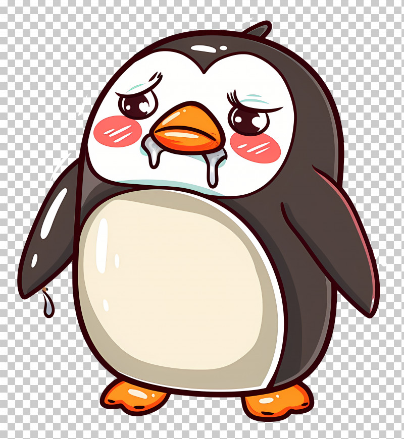 Penguin Crying - Crying Penguin Cartoon Character PNG, Clipart ...