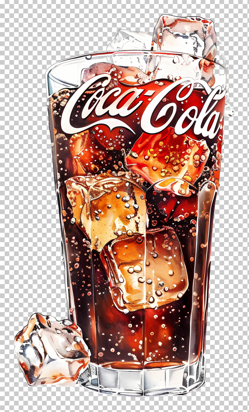 Coca Cola - Chilled Coca-Cola Glass With Ice Cubes PNG, Clipart, Advertising Highlight, Beverage ...