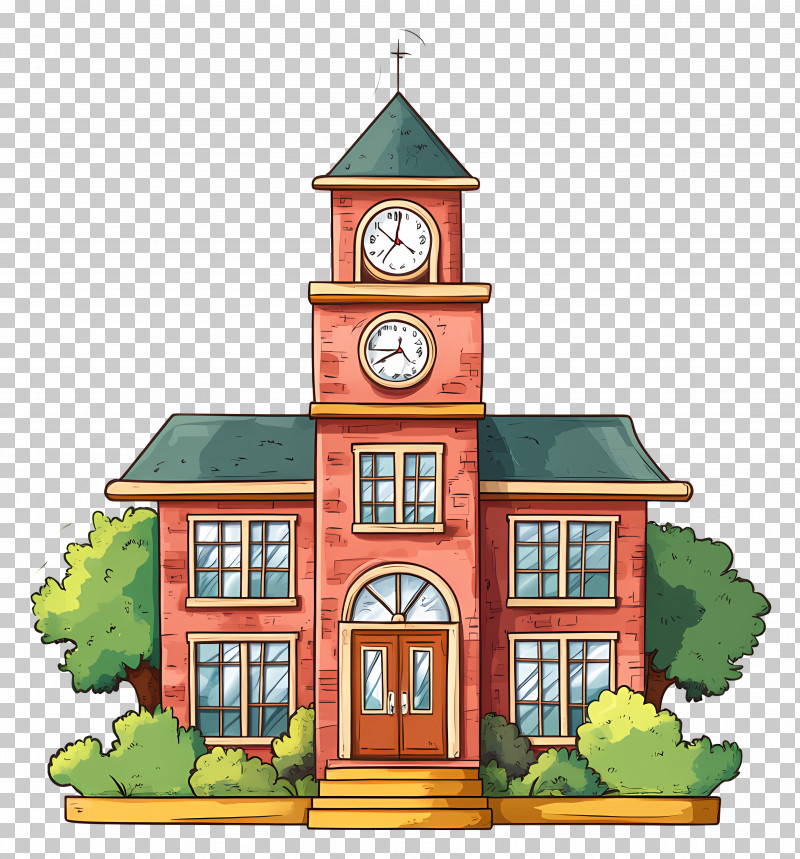 Animated School - Cartoon School Building PNG, Clipart, Animated School ...
