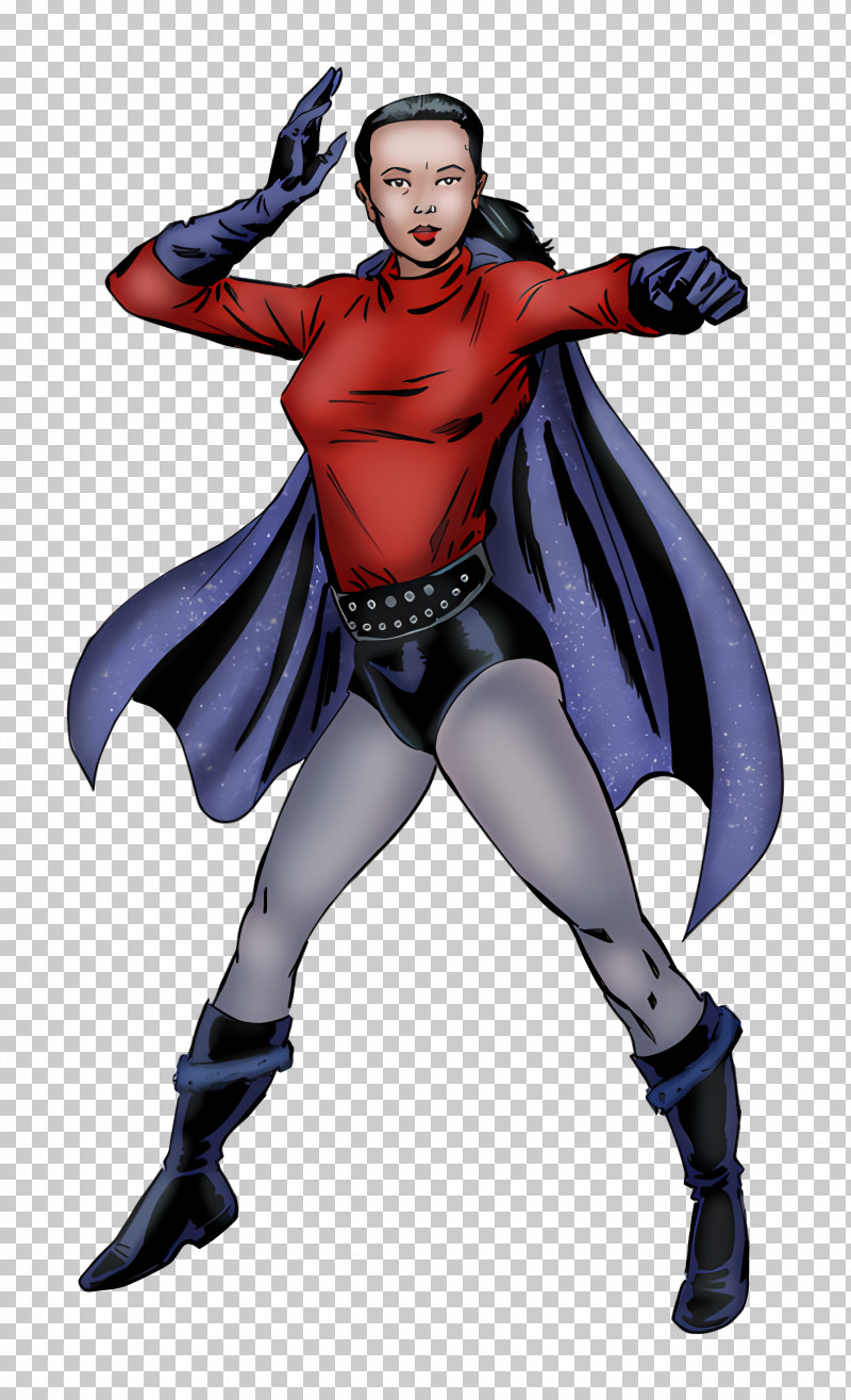 Go Girl - Superhero Woman In Action PNG, Clipart, Action, Cape, Comic ...