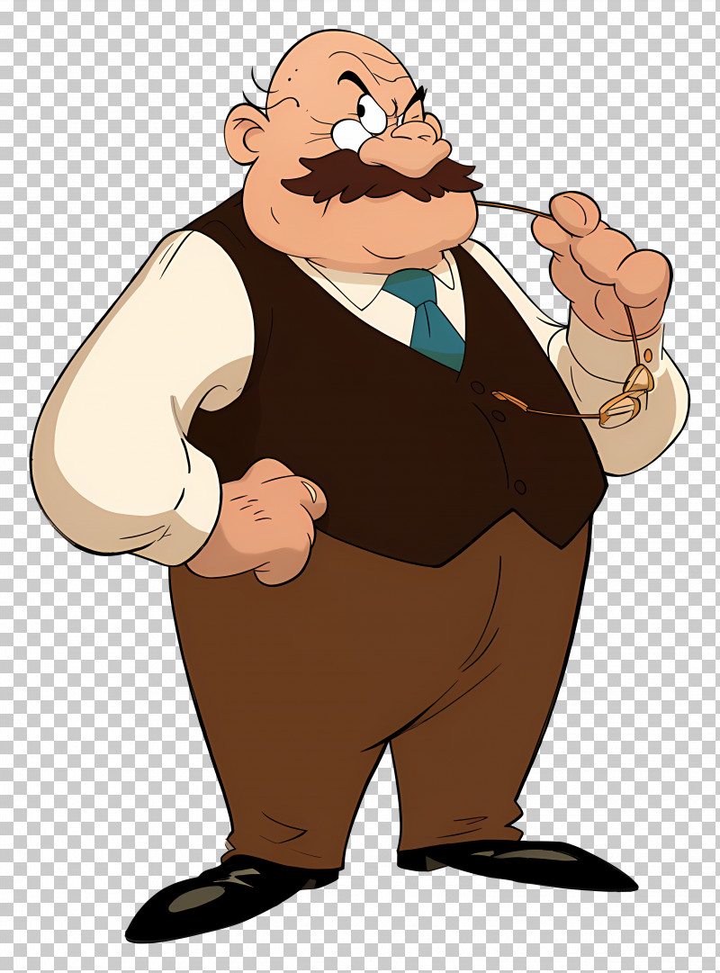 Bud Grouse - Angry Cartoon Man With Glasses PNG, Clipart, Angry ...