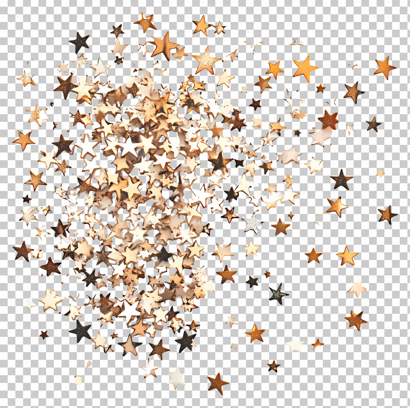 Star Small - Golden Star Confetti For Festive Occasions PNG, Clipart, Brilliant Party Decor ...