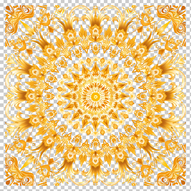 Gold Mandala Pattern - Golden Mandala Design PNG, Clipart, Art ...