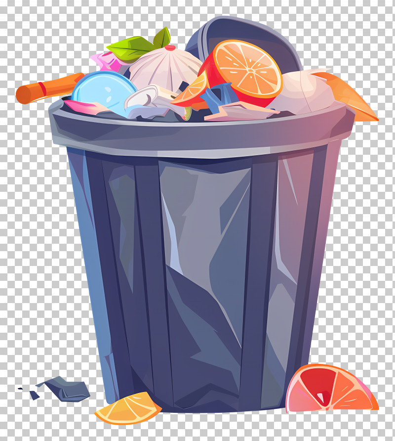 Trash Can - Trash Can With Garbage PNG, Clipart, Clean, Cleaning Tools ...
