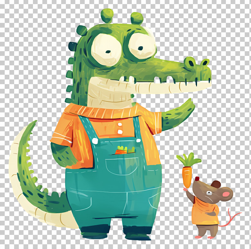 Crocodile And Mouse - Crocodile And Mouse With Carrot PNG, Clipart ...
