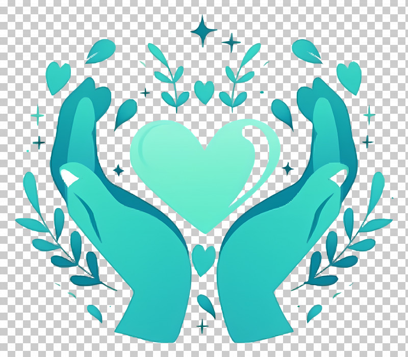 Hands Holding Heart - Caring Hands Holding A Heart PNG, Clipart, Blue ...