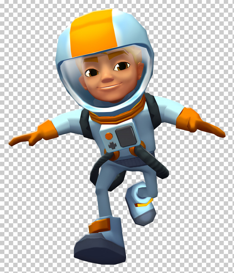 Subway Surfers - Cartoon Astronaut In Space Suit PNG, Clipart ...