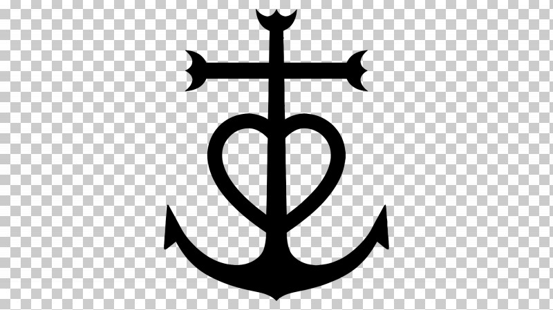 Anchor Cross - Anchor With Heart And Cross Symbol PNG, Clipart, Anchor ...