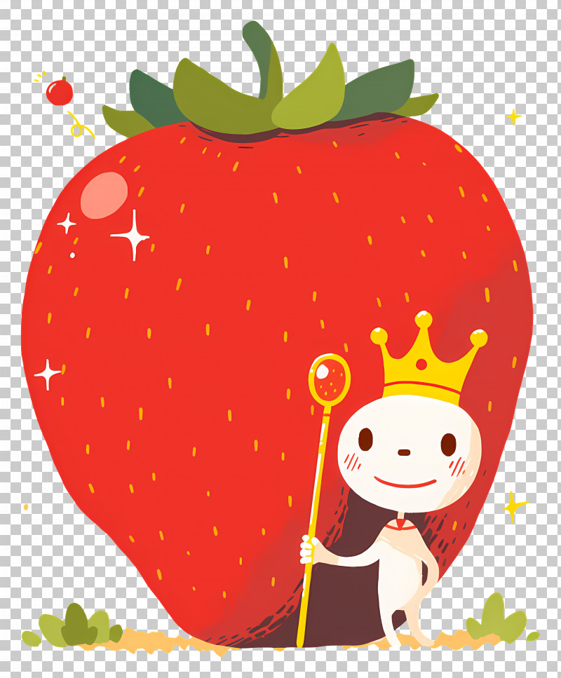 Strawberry - Strawberry King With Crown PNG, Clipart, Cartoon, Crown ...