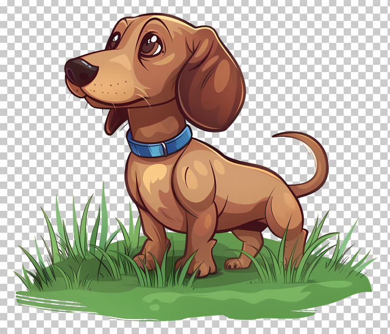 Animated Dog - Cute Brown Dog In Grass PNG, Clipart, Adorable Art Style ...