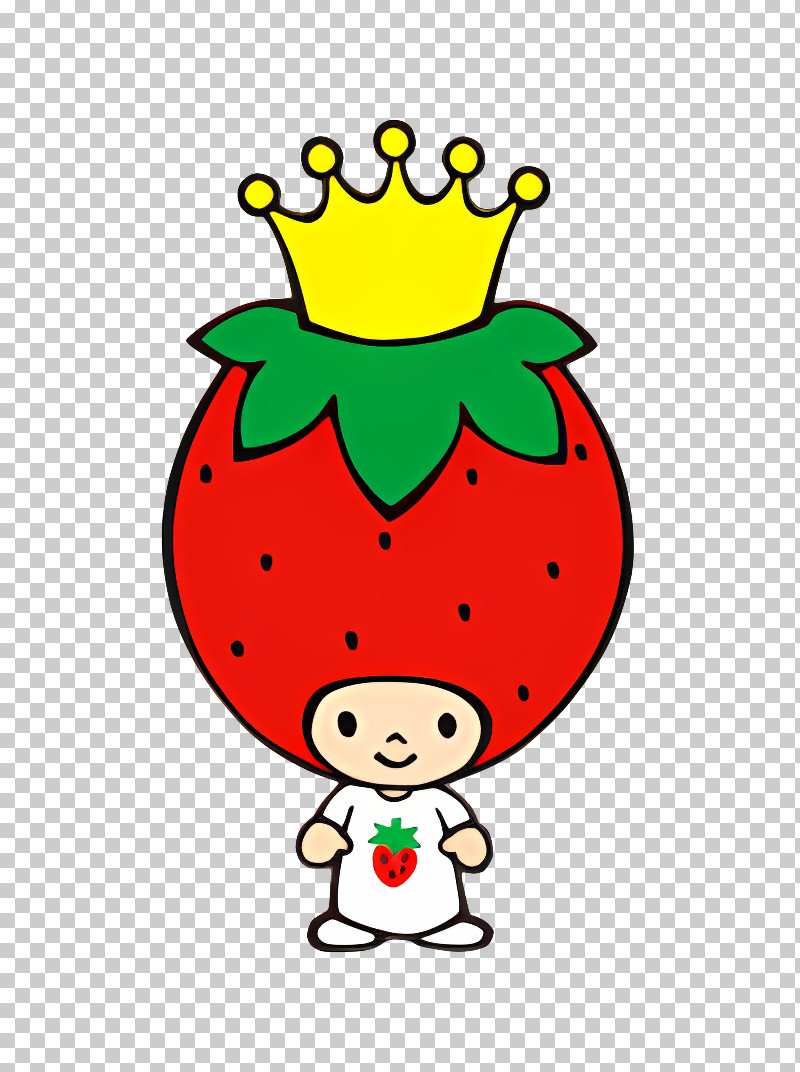Strawberry King - Strawberry Mascot Cartoon Character PNG, Clipart ...