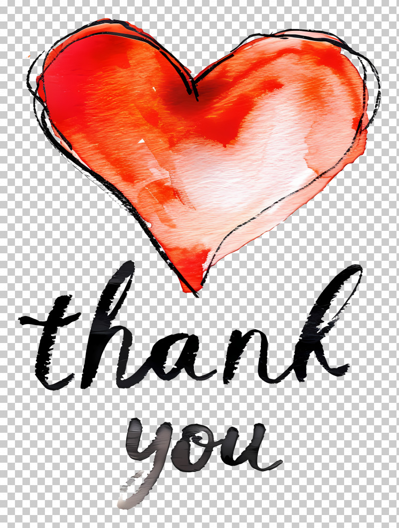 Heart - Heart With Thank You Text PNG, Clipart, Affection, Appreciation ...