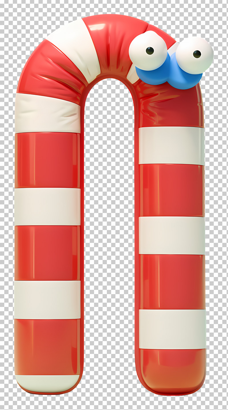 Rubber Tube - Candy Cane With Eyes PNG, Clipart, Candy Cane, Christmas ...