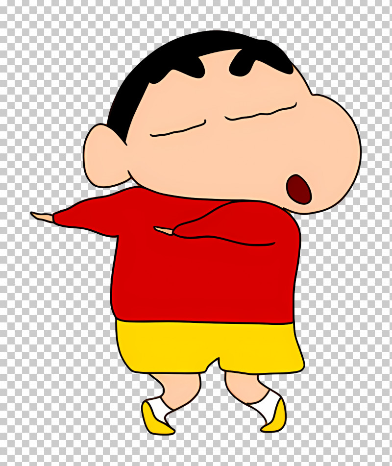 Shinchan - Dancing Cartoon Character In Red PNG, Clipart, Animated Comedy, Animated Pose ...