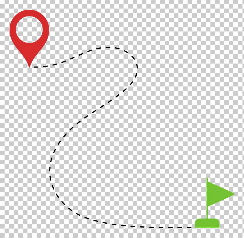 Location Icon - Map With Route And Destination PNG, Clipart ...